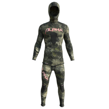 Spearfishing suit tailored camo wetsuit neoprene yamamoto daiwabo